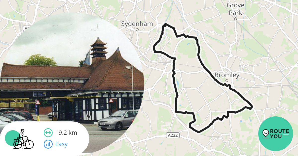 Cycling along train station Beckenham Junction station - Recreational ...