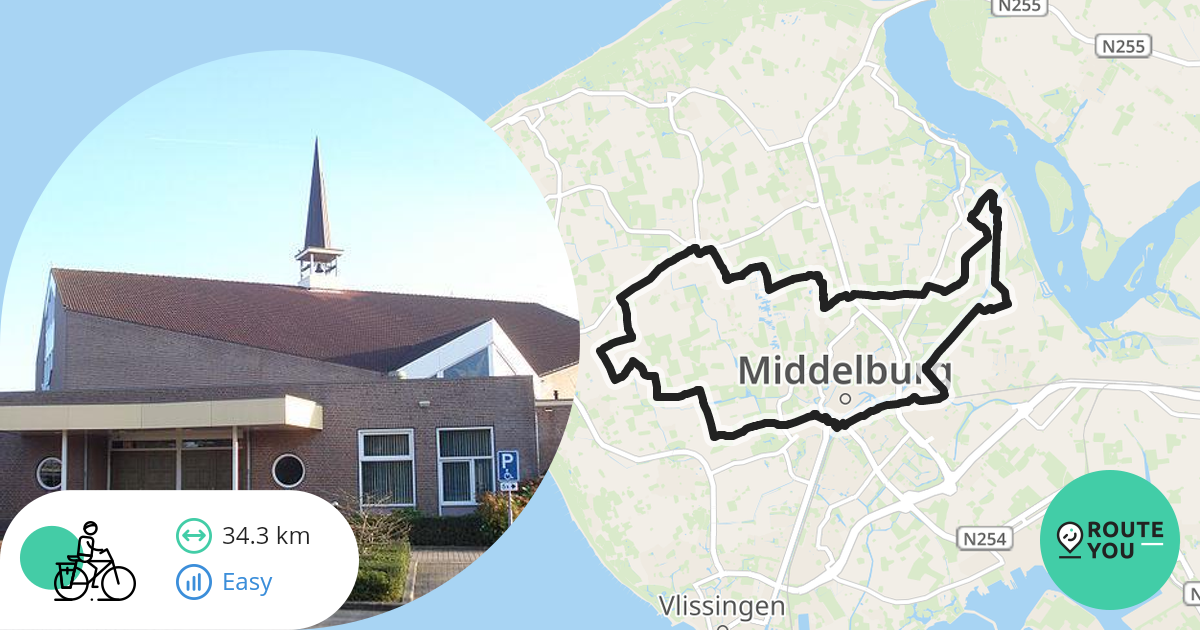 Langs het water: Kanaal door Walcheren - Recreatieve fietsroute | RouteYou