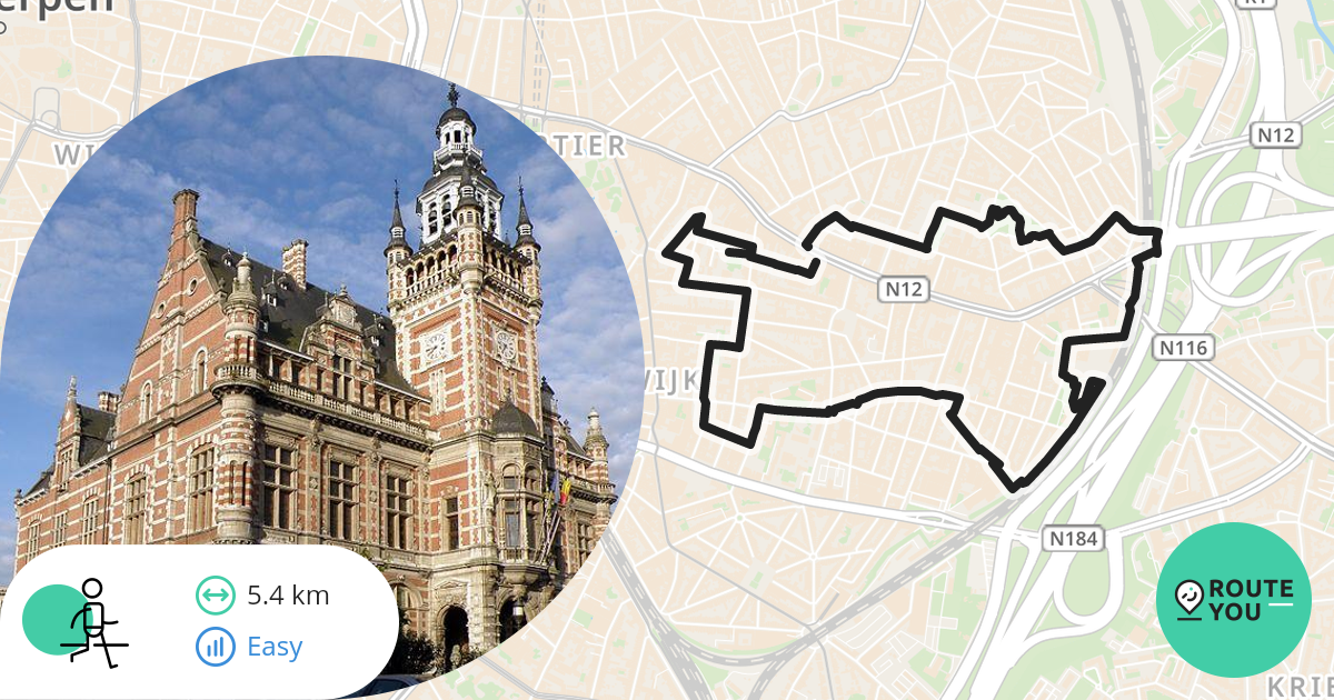 Trage Wegen Oud-Borgerhout - Beweegroute 10.000 stappen ´elke stap telt ...