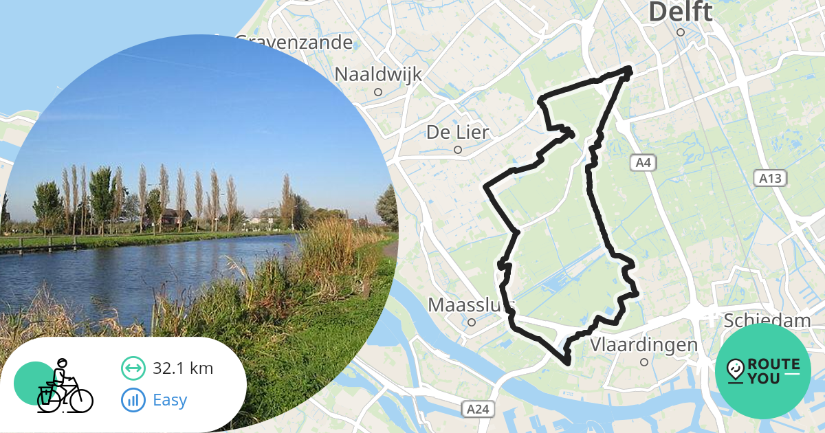 Midden-Delfland, op ontdekking in de natuur - Recreatieve fietsroute ...