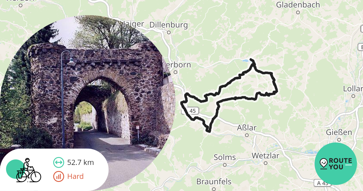 Winterradtour entlang Lemp - Freizeit Fahrradroute | RouteYou