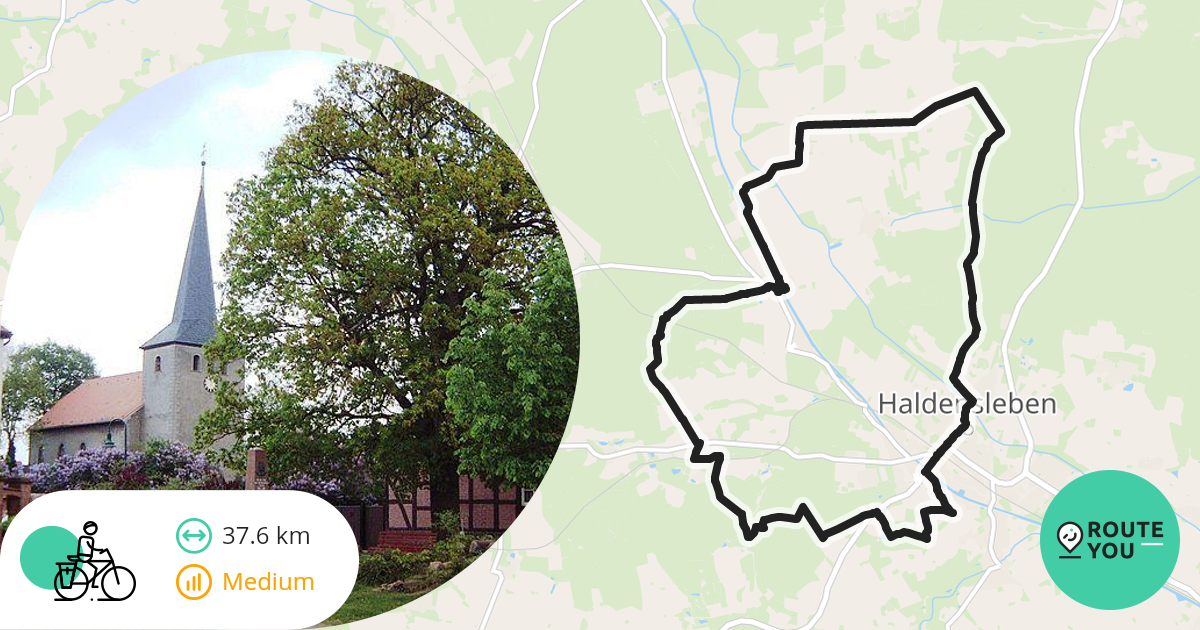 Über Berg und Tal Haldensleben - Freizeit Fahrradroute | RouteYou
