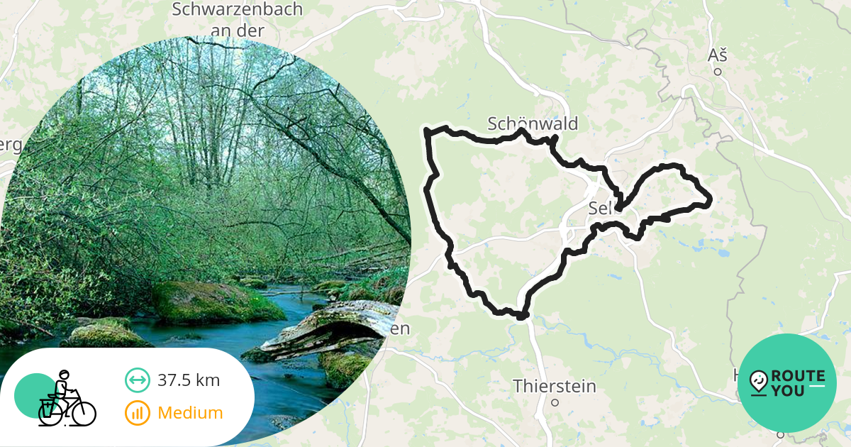 Radtour in der Region Selb - Freizeit Fahrradroute | RouteYou