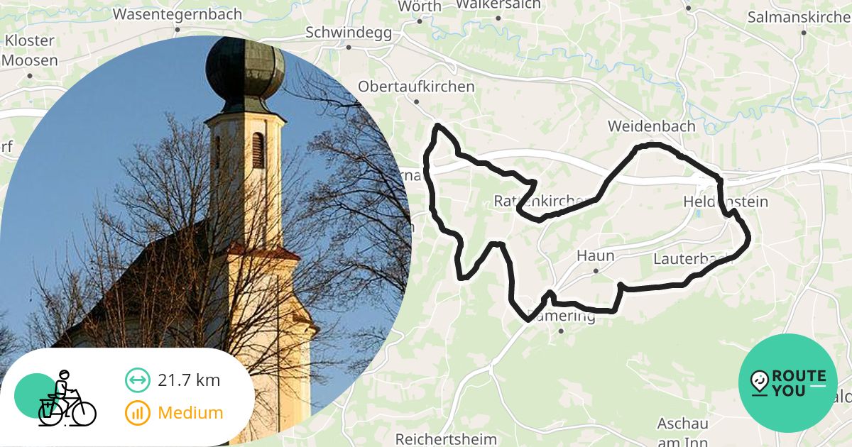 Eine Fahrradroute zum genießen - Freizeit Fahrradroute | RouteYou