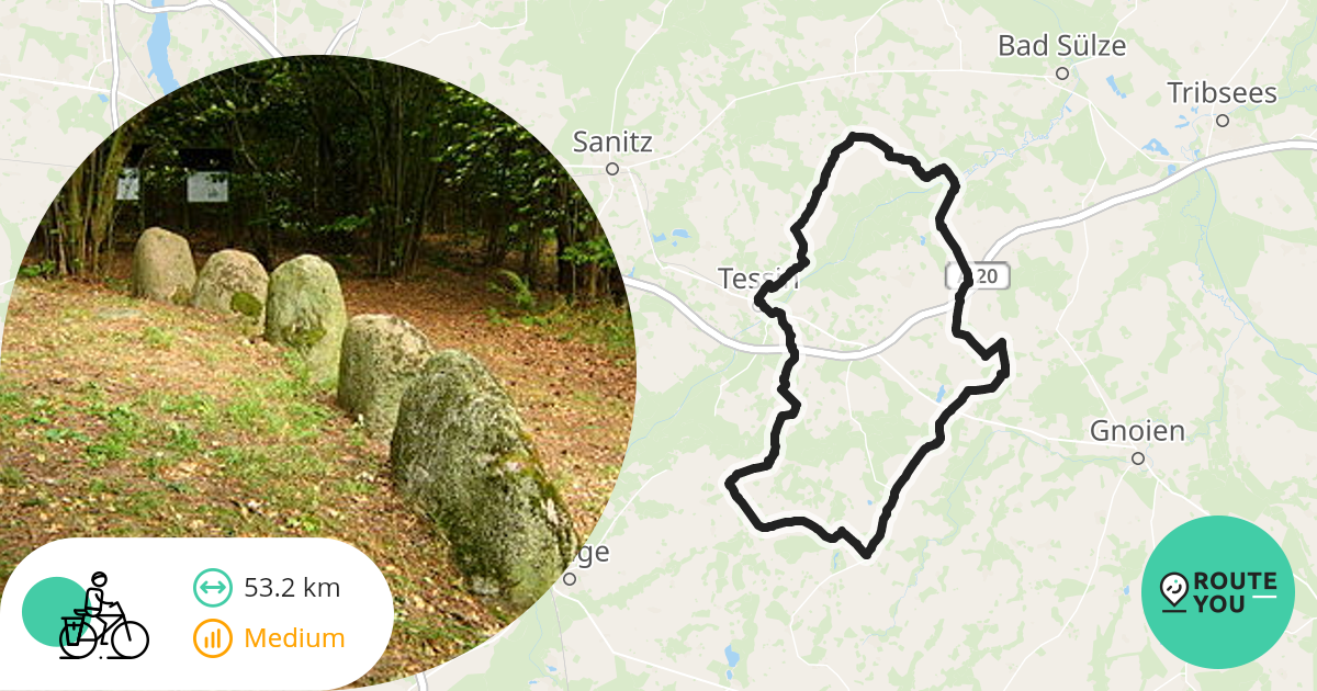 Auf Erkundung über Walkendorf - Freizeit Fahrradroute | RouteYou