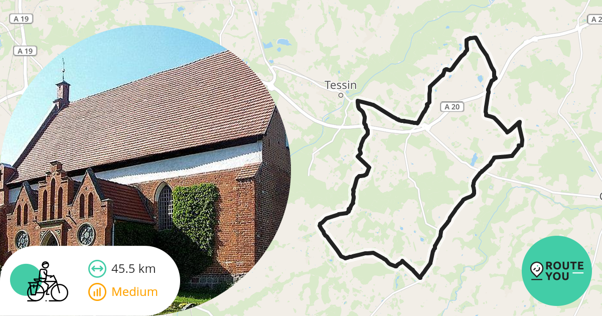 Die Landschaft genießen in Walkendorf - Freizeit Fahrradroute | RouteYou