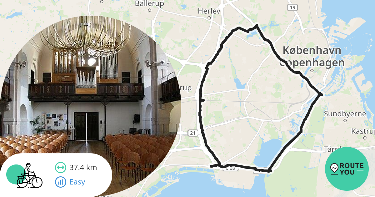 Exploratory cycling tour at Copenhagen - Recreational cycle route ...