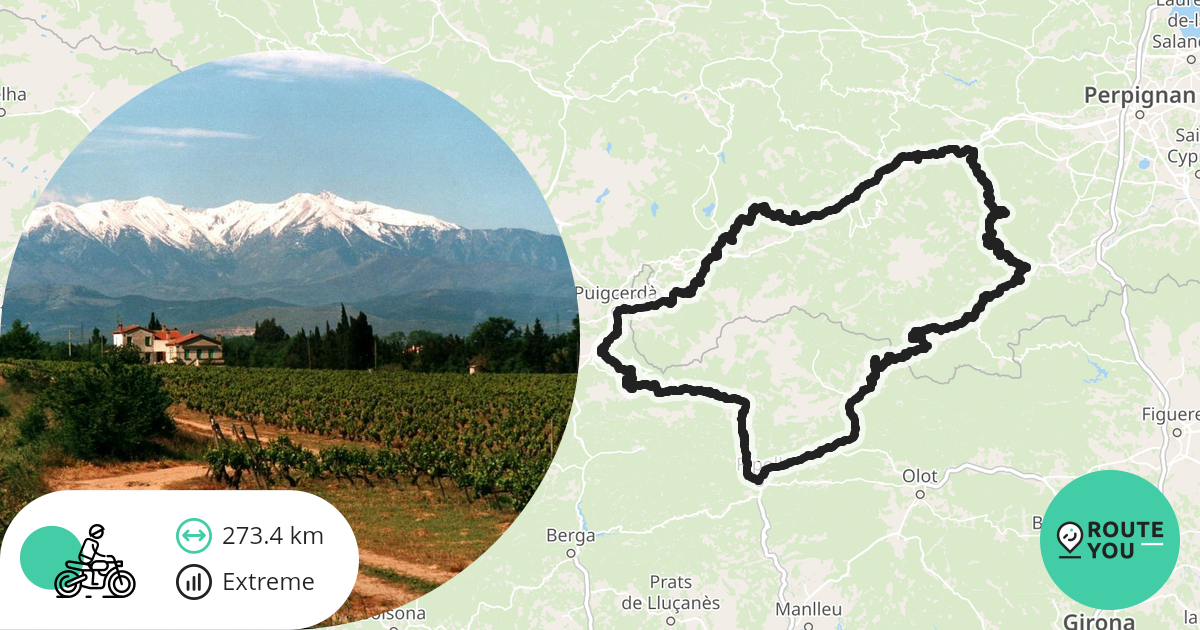 Tour du Canigou - Itinéraire à moto | RouteYou