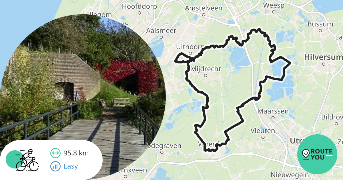 Fietsen langs treinstation Station Breukelen - Racefietsroute | RouteYou