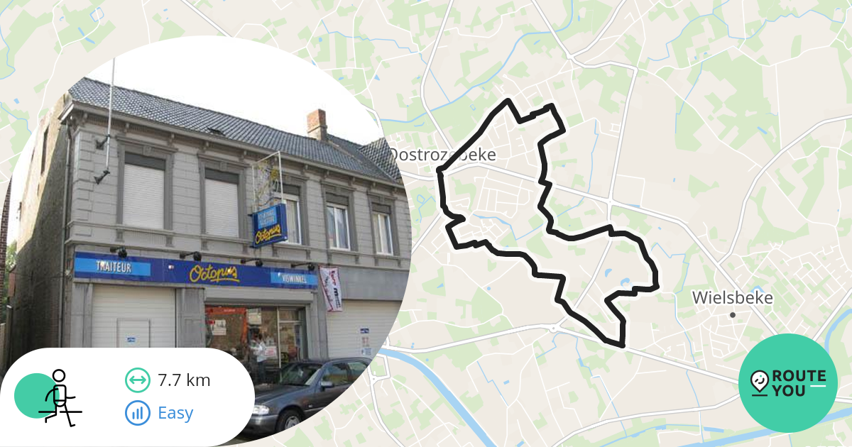 Oostrozebeke - Wielsbeke - Wandelroute | RouteYou