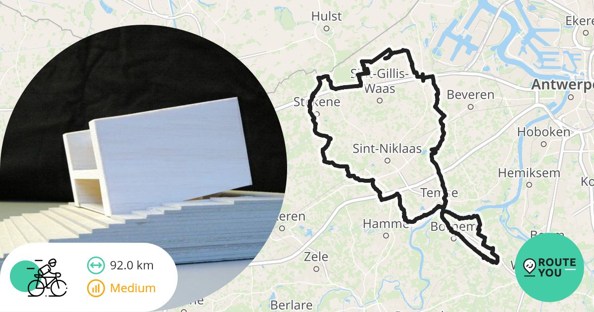 Puurs-Sint-Amands - Racefietsroute | RouteYou