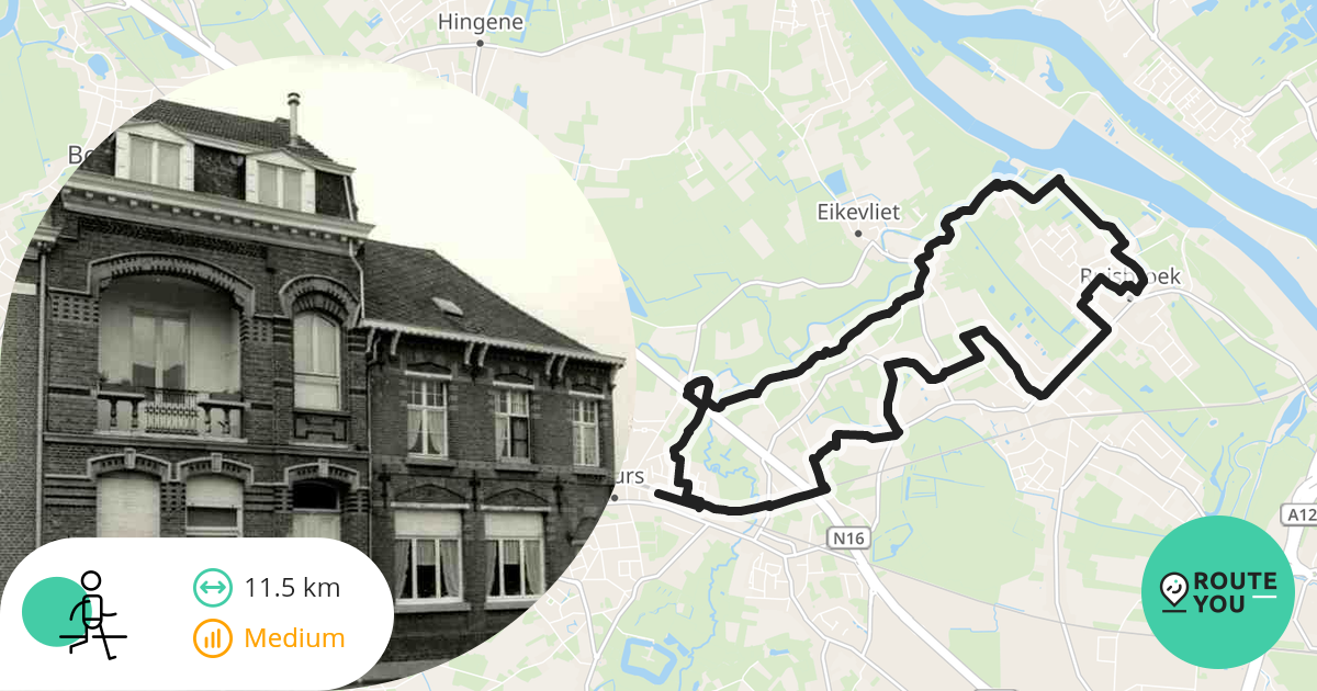 WANDELING PUURS - RUISBROEK 12KM - Wandelroute | RouteYou
