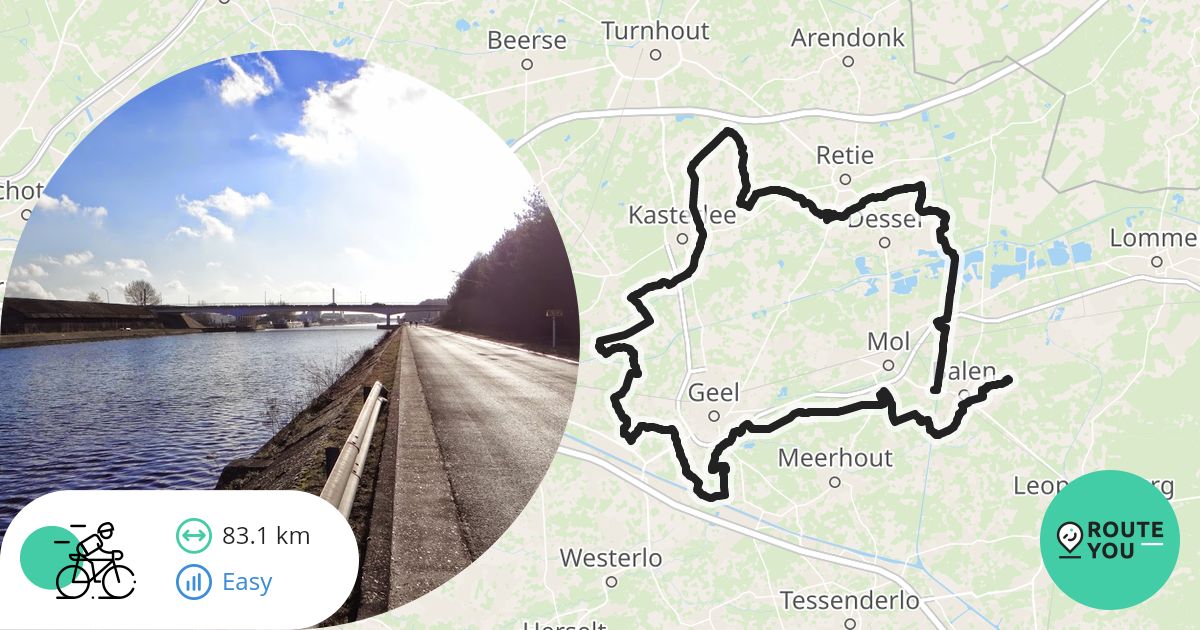 SPORTERS 68 W 83 LICHTAART - Racefietsroute | RouteYou