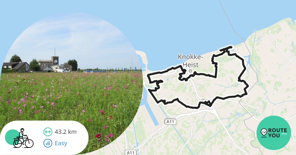 Knokke-Heist - A place to bee - 43km - Recreatieve fietsroute | RouteYou