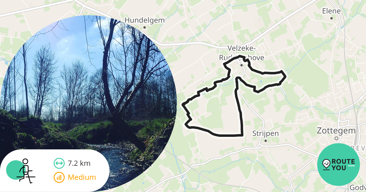 Velzeke - Wandelroute | RouteYou