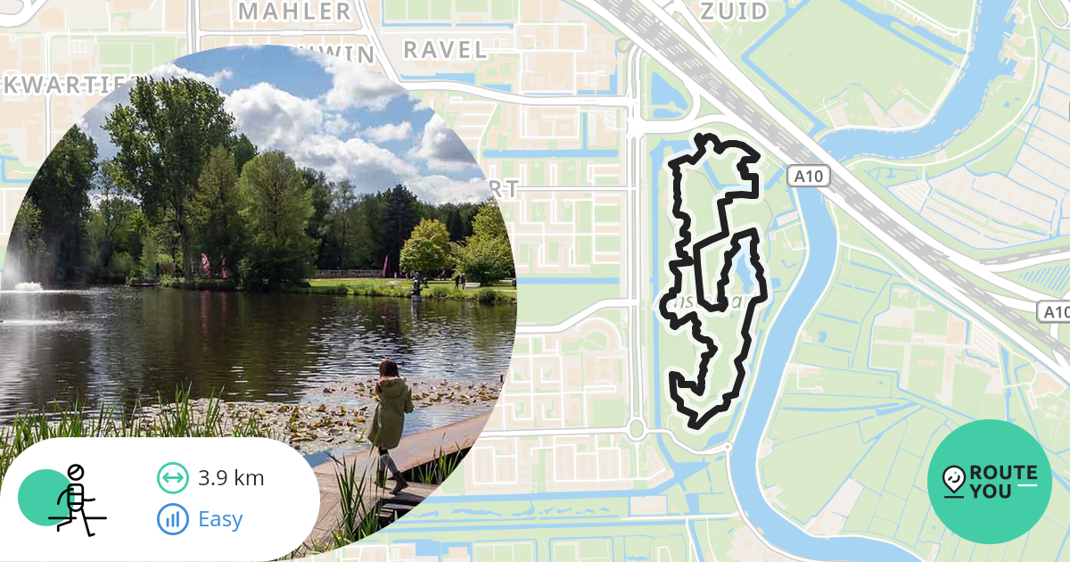 WandelROOTS! Amstelpark Amsterdam - Recreatieve wandelroute | RouteYou