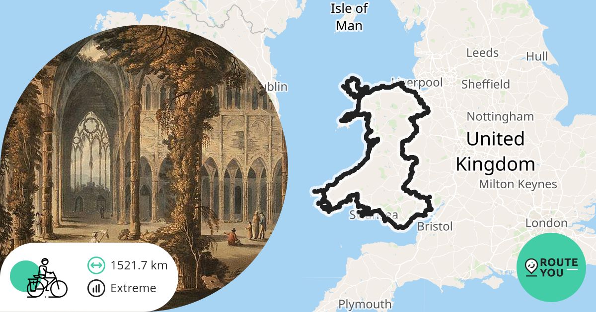 Wales Circumnavigation Cycle Route 1 - Cycle route | RouteYou