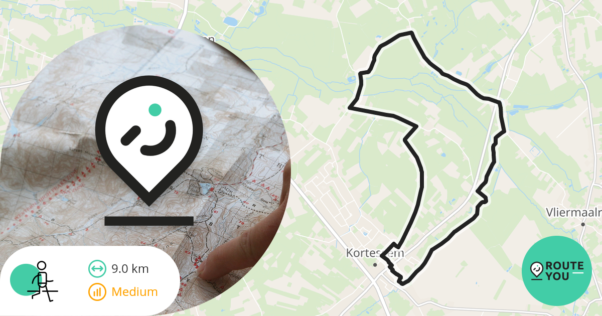 Wandelen rond Kortessem - Wandelroute | RouteYou