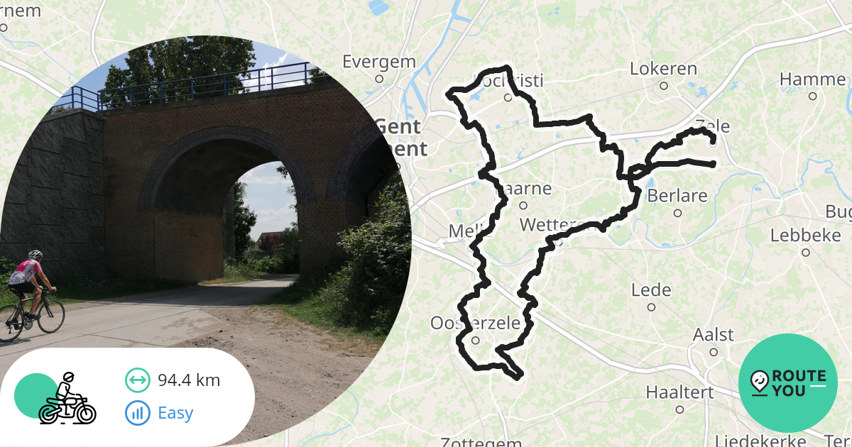 zele - zele 94km - Motorroute | RouteYou