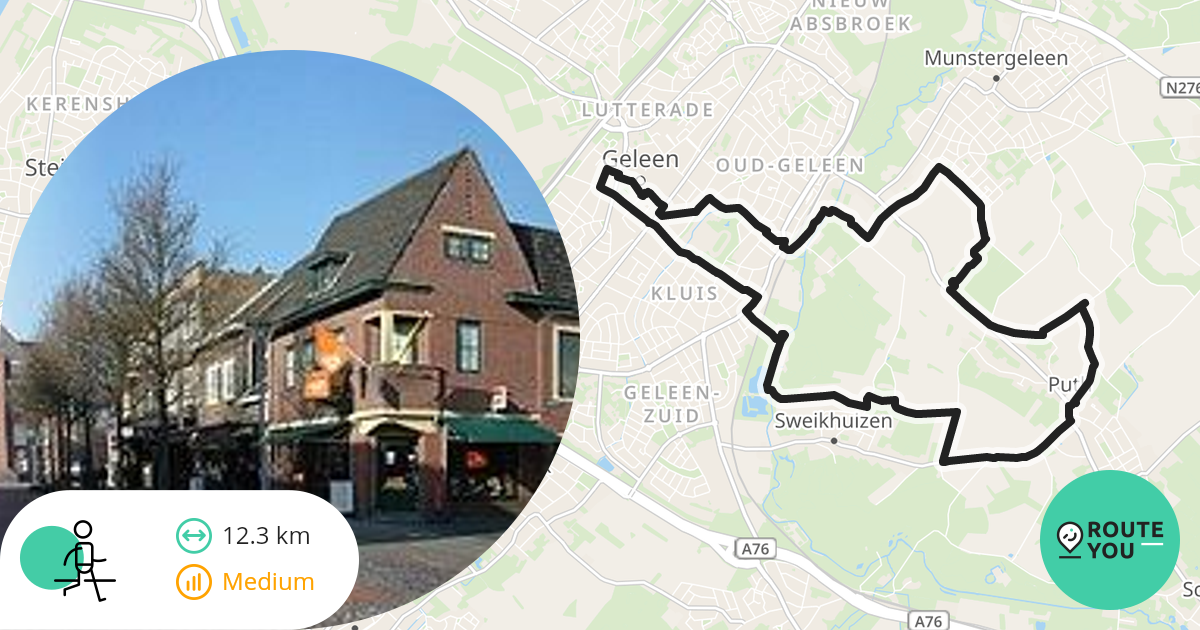 Rondje Geleen-Centrum Puth - Wandelroute | RouteYou