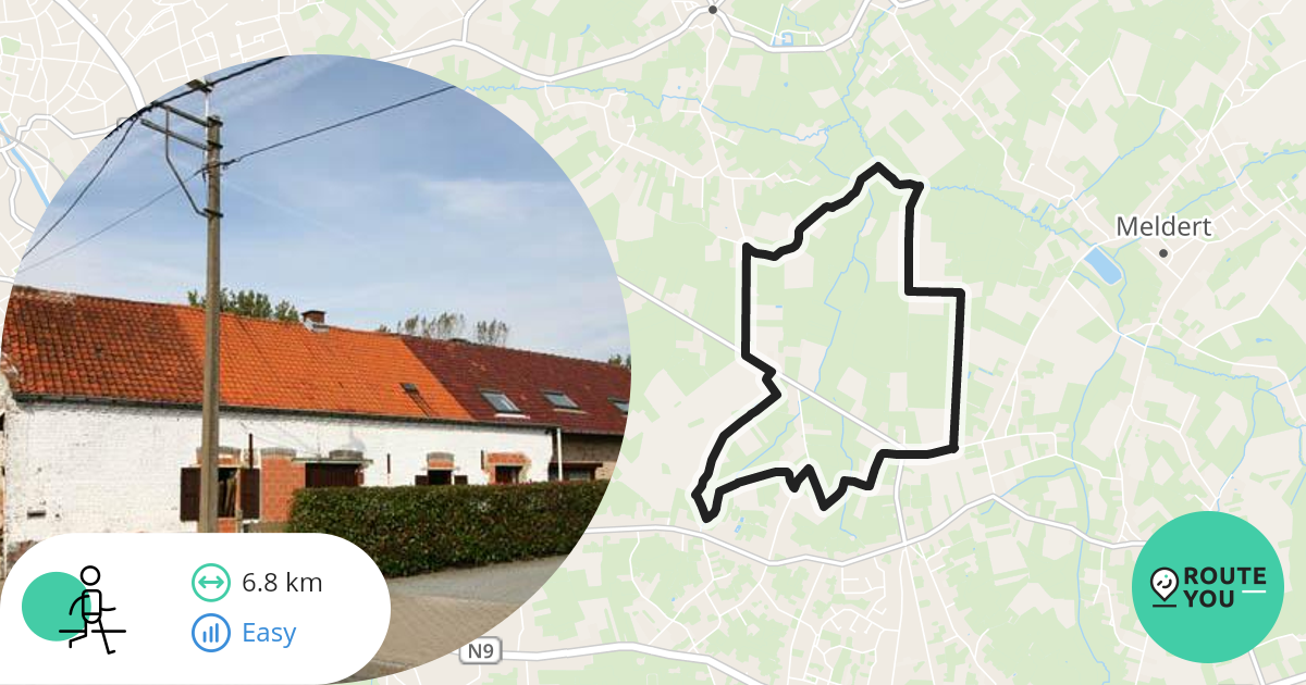 affligem van kluisbos naar abdij - Wandelroute | RouteYou