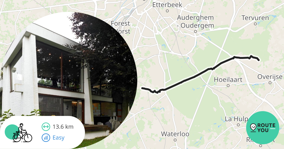 Overijse - Linkebeek - Recreatieve fietsroute | RouteYou