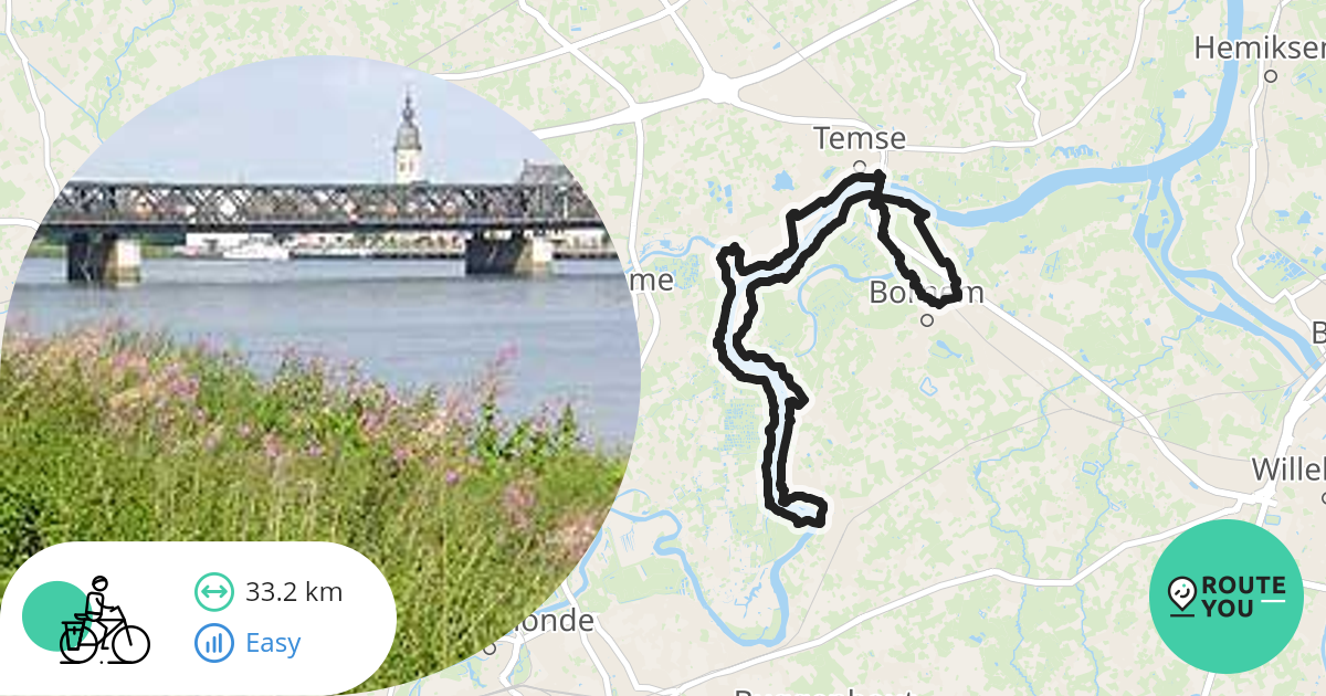 Fietsen vanuit hotel "De Notelaar" - via knooppunten - Fietsroute ...
