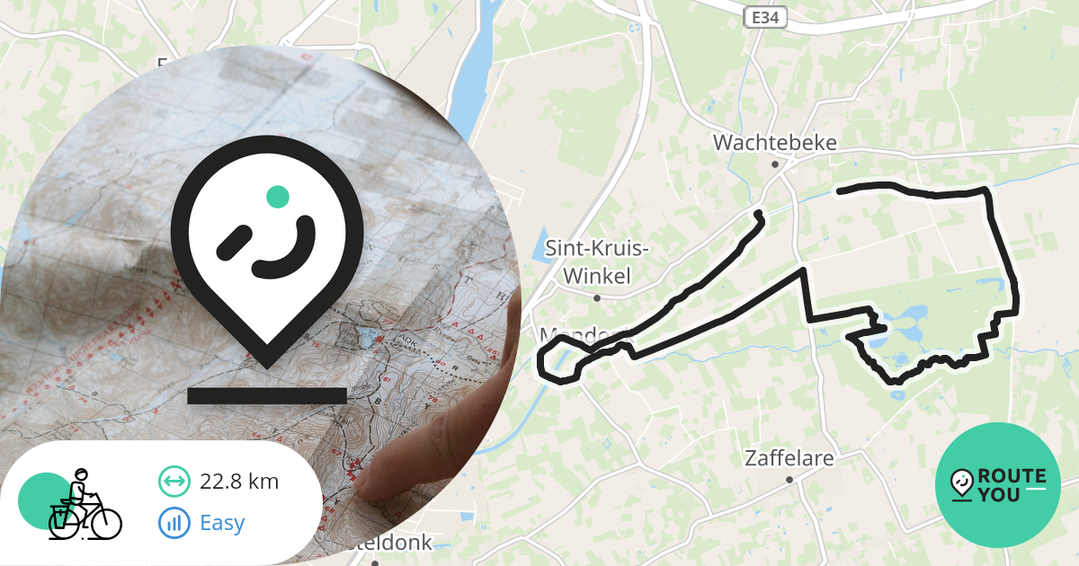 rondje Puyenbroeck langs Wachtebeke - Fietsroute | RouteYou