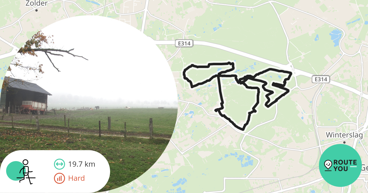 Park Midden Limburg Zonhoven - Wandelroute | RouteYou