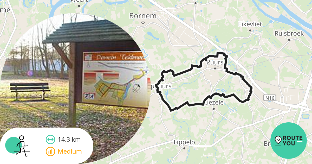 Puurs-Sint-Amands - Wandelroute | RouteYou