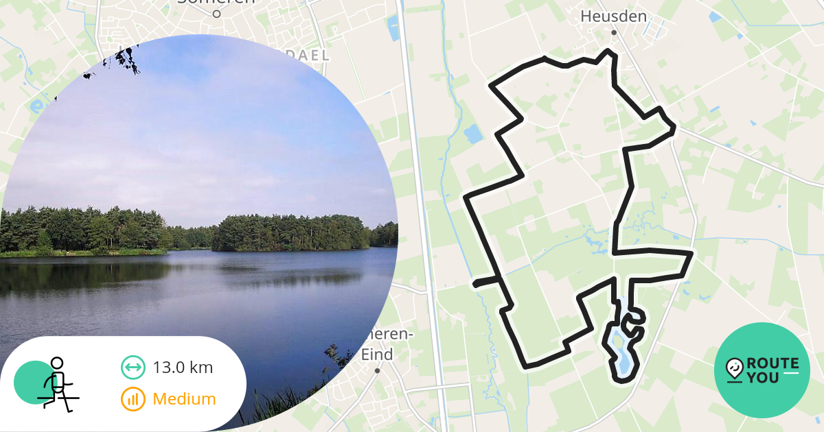 30213. Wandelnetwerk Asten startplaats Asten-Heusden Golfbaan het Woold ...