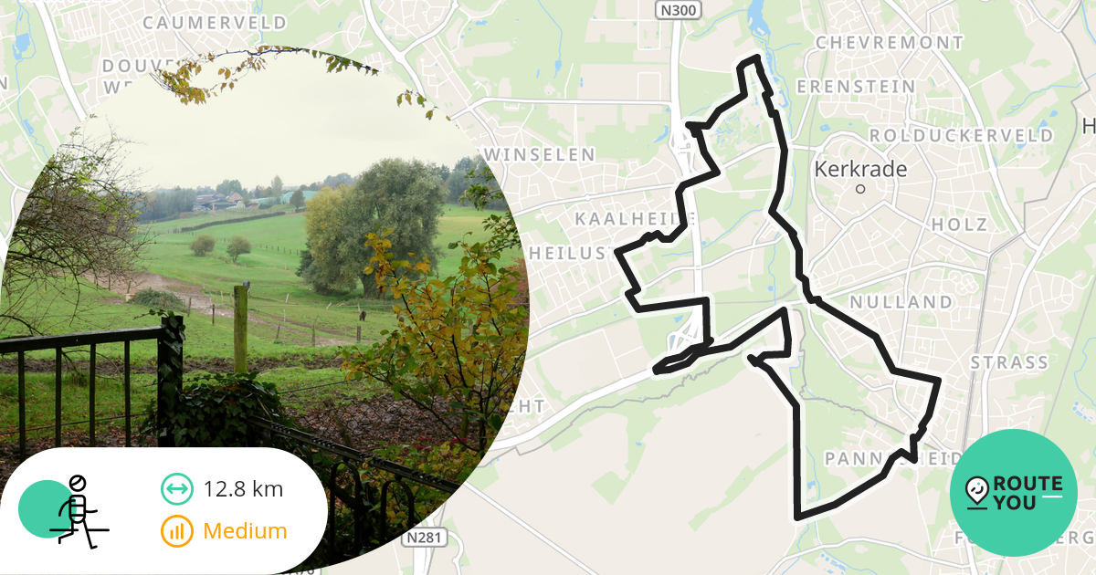 Euregio wandelroute nr 210 Kiwanis wandeltocht Kerkrade - Recreatieve ...