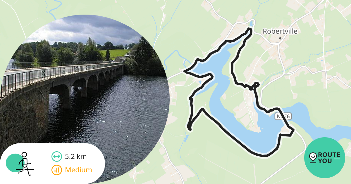 #200731 - Robertville-meer - Wandelroute | RouteYou