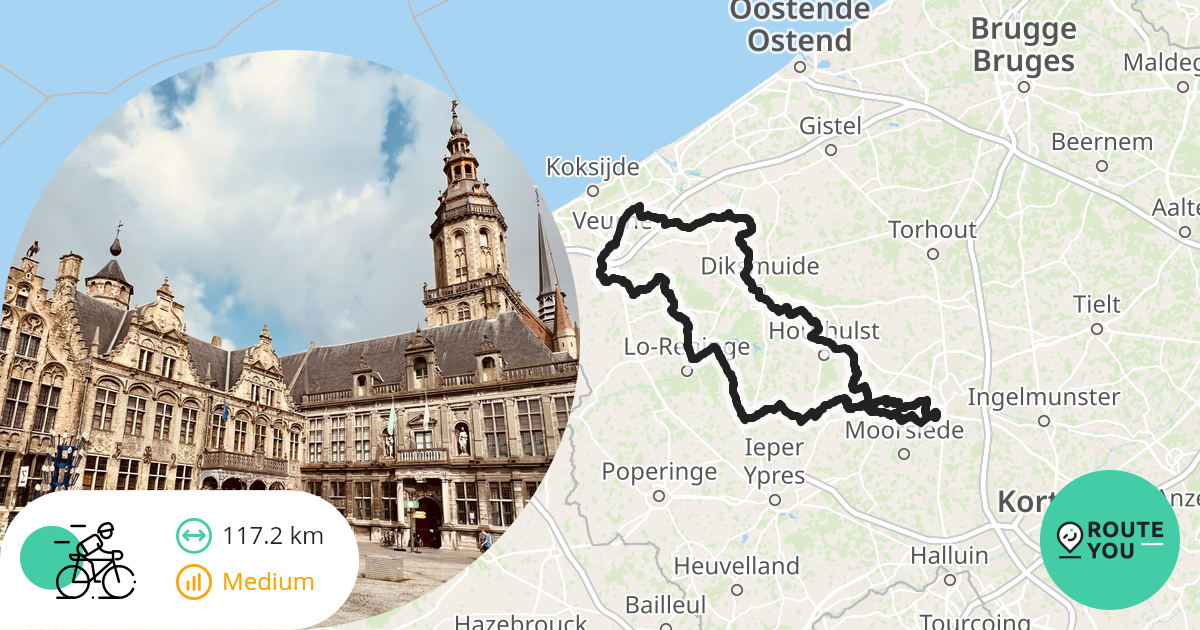 NW I R - Veurne - R - Racefietsroute | RouteYou