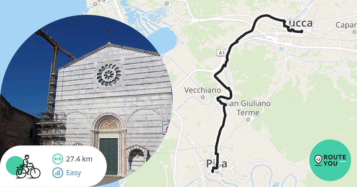 Lucca - Pisa - Itinerario ricreativo ciclabile | RouteYou