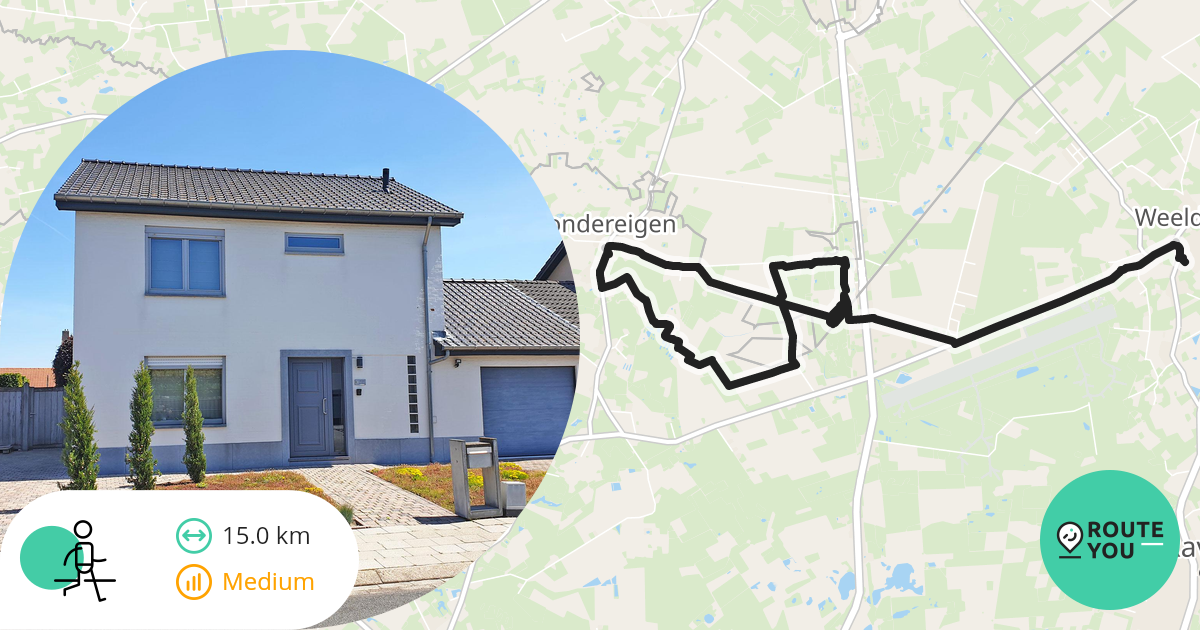 Wandeltocht KWB Weelde-Statie - Wandelroute | RouteYou