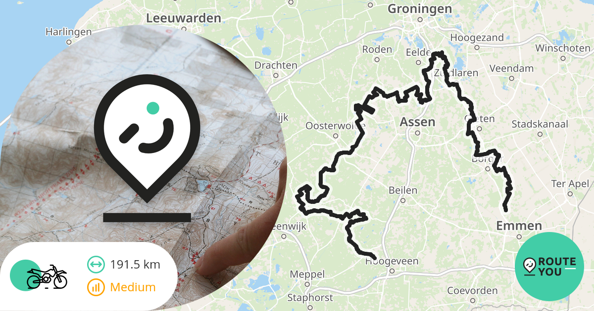 TET nederland - Offroadmotorroute | RouteYou