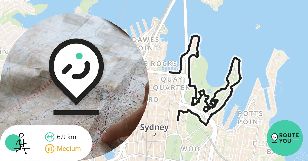 Royal Botanic Gardens Sydney - Walking route | RouteYou