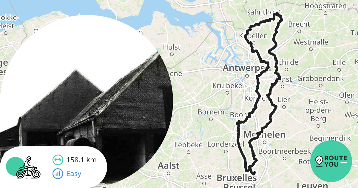 Vilvoorde-cowboydorp 'El Paso'-Vilvoorde - Motorroute | RouteYou