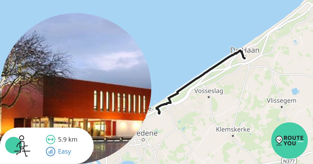 Bredene - De Haan - Wandelroute | RouteYou