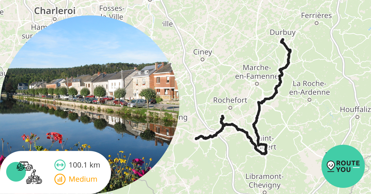 Han sur lesse - Durbuy - Motor- en autoroute | RouteYou