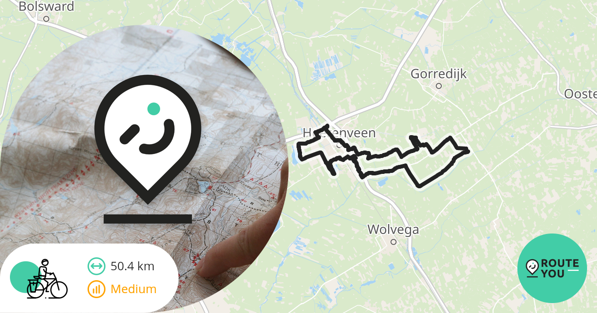 Ed Nijpels route van Oranjewoud - Recreatieve fietsroute | RouteYou