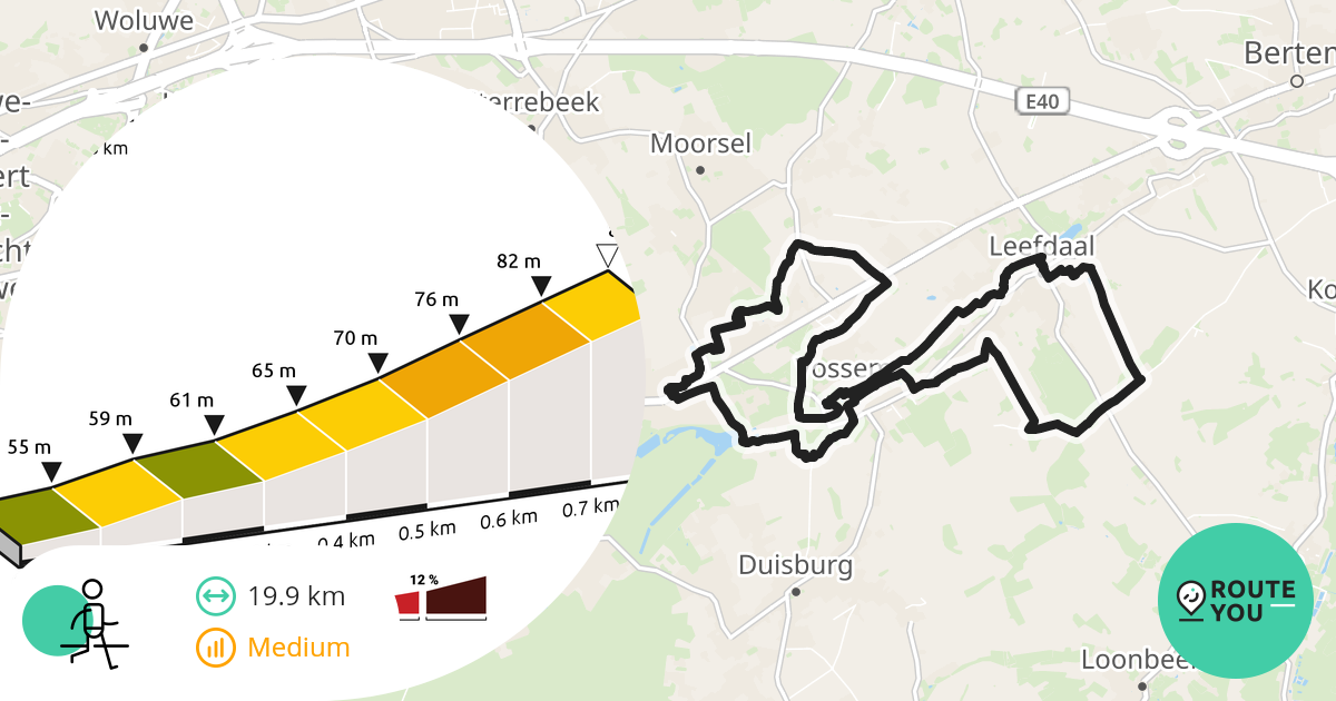 4025 Vossem D 02 - Wandelroute | RouteYou