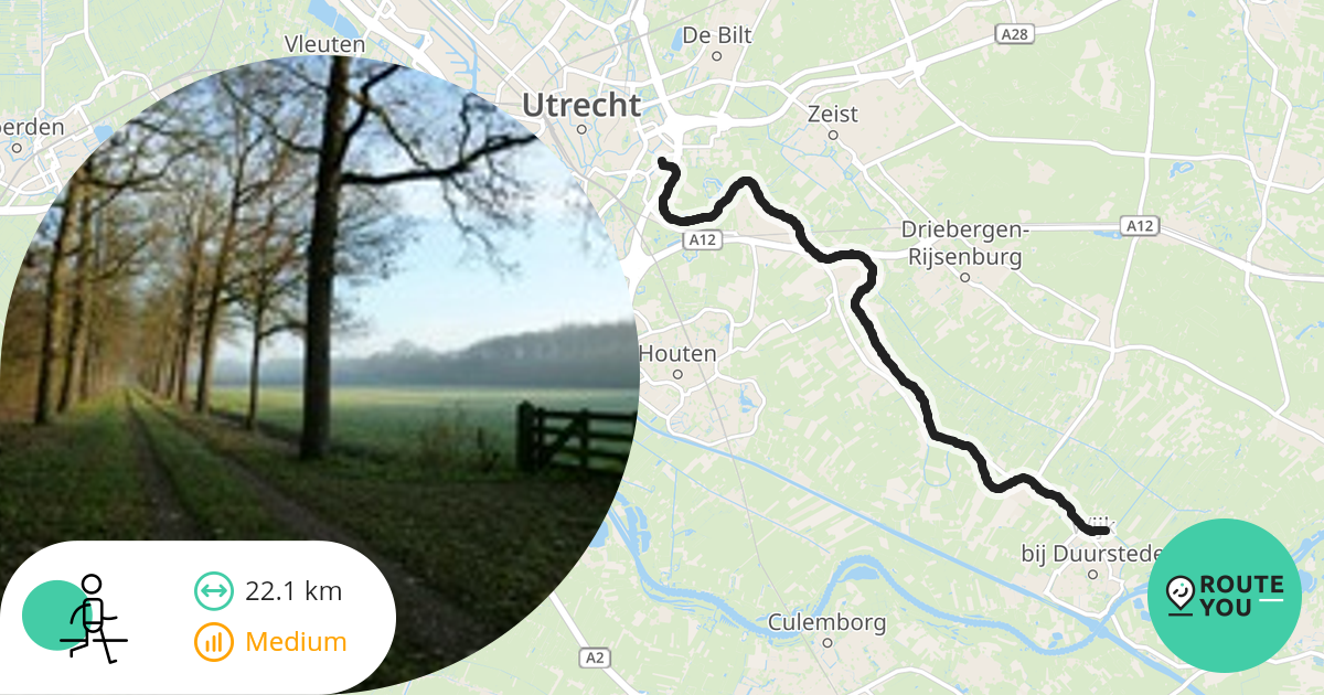 Kano route van Wijk bij duurstede-Rijnstroom - Wandelroute | RouteYou