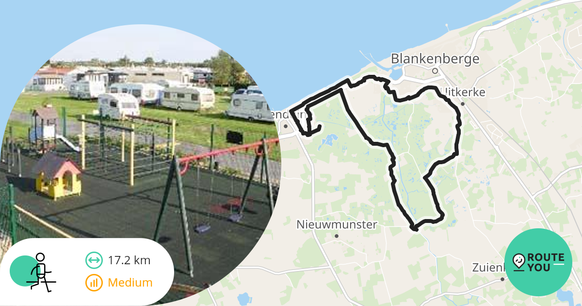 Blankenberge Wenduine - Walking route | RouteYou