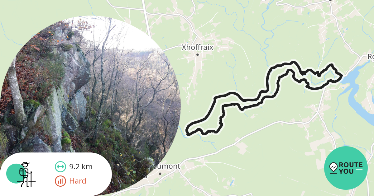 Nez de Napoleon - Reinhardstein - Warche - Hikingroute | RouteYou