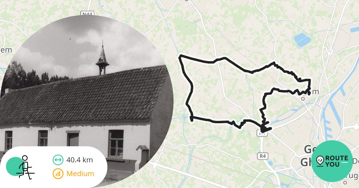Evergem - Ronsele - Evergem - Wandelroute | RouteYou