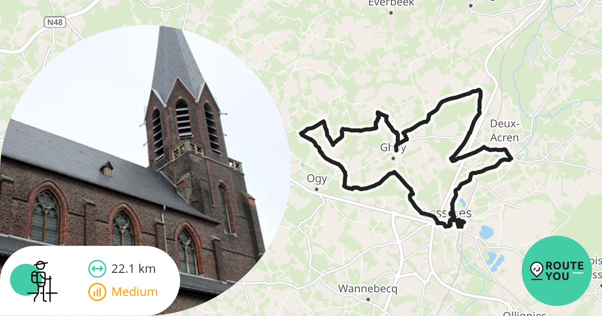 Ten oosten van Le Pays des Collines - Hikingroute | RouteYou