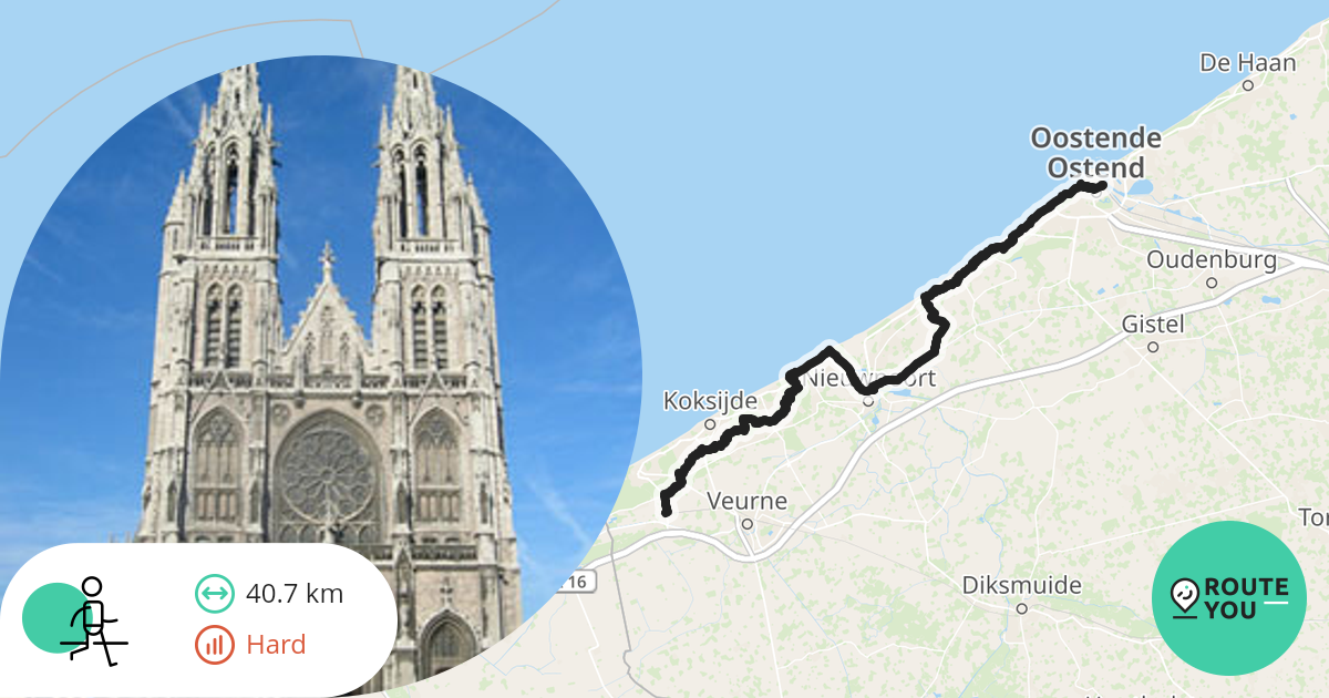 GR 5A, Oostende - De Panne - Wandelroute | RouteYou