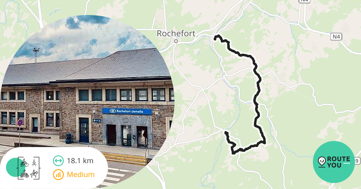 Rochefort - Tellin - Alle routes | RouteYou